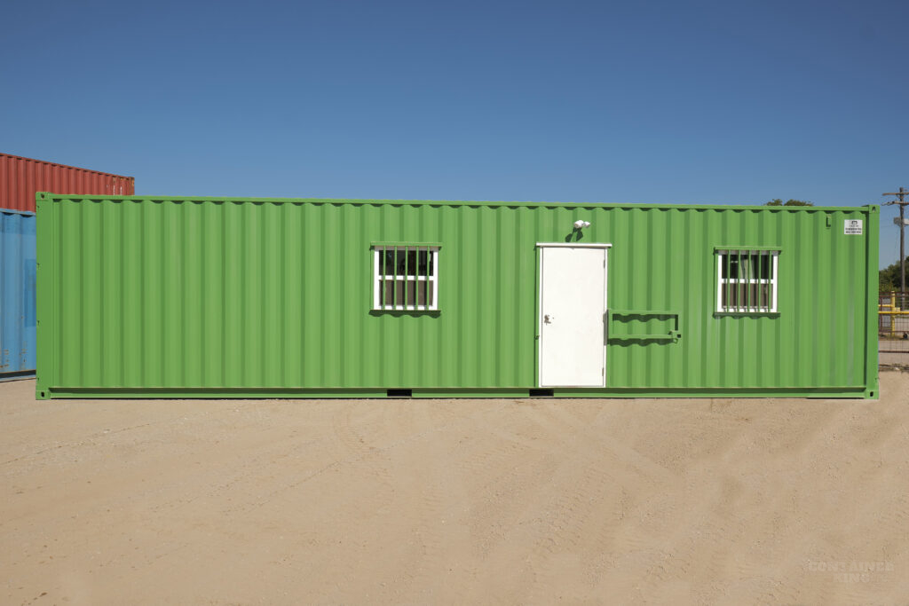 40 Ft Open Bay Office Container - Container King